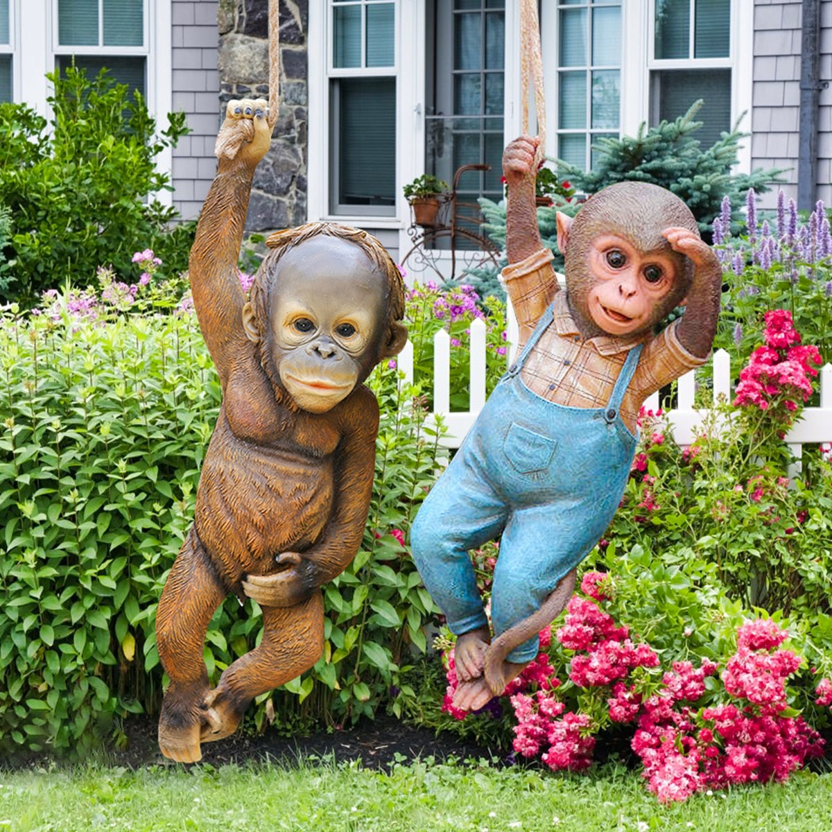 Monkey Garden Ornaments